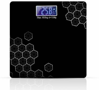 WDS ®6MM Tempered Glass LCD Display Digital Personal Weight Machine ...