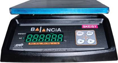 Skeisy STEEL BODY DOUBLE DISPLAY KITCHEN SCALE RIVOX-TECH-IVOX SCALE ...
