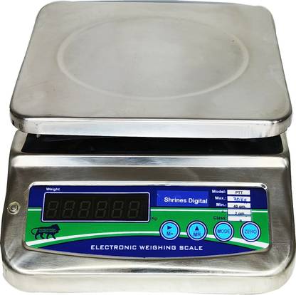 Shrines Digital Stainless Steel 30KG Weight Machine With Dual Display ...