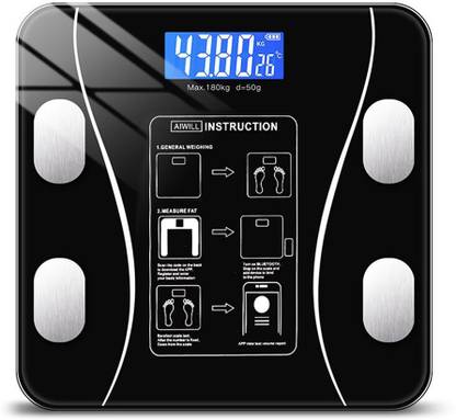 MCP Healthcare USB Rechargeable Bluetooth Digital BMI Smart Weighing ...