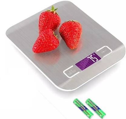 Glancing 10kg Digital Kitchen Weighing Scale & Food Weight Machine for ...