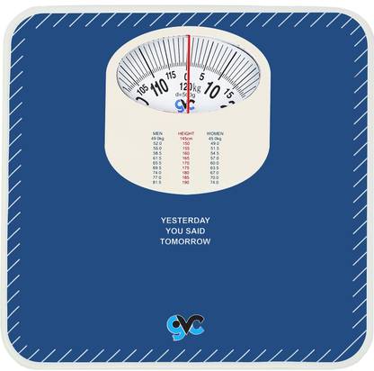 GVC Iron Analog/Manual (Blue) Weighing Scale Price in India - Buy GVC ...