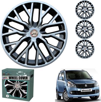 WolkomHome Car accessories Wheel cap, Hub Cap Delta Silver Black 13 ...