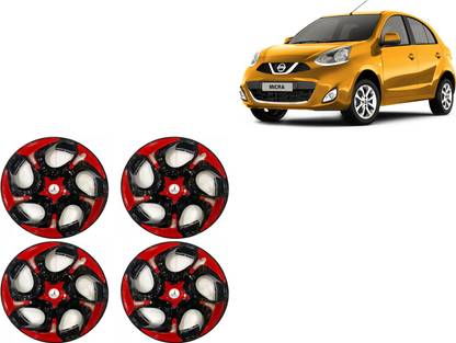 ALPINEZO CAR WHEEL CAP/WHEEL COVER HAWK DEGINE "RED_BLACK" 14 INCH ...