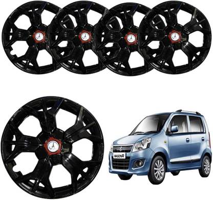 KYZO CAR WHEEL CAP/ WHEEL COVER SHARP DEGINE "BLACK & MIDDLE RED" 13 ...