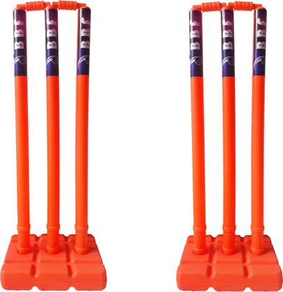 BIG BRO FITNESS Heavy Plastic Cricket Stump Wicket SETT|| Large Set ...