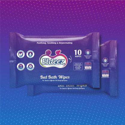 ELDEEZ Bed Bath Towel Wipes for Adults, Patients Price in India - Buy ...