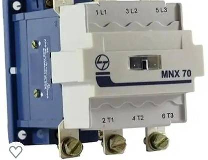 AIRSHINE INDIA L&T MNX70 70A 3P 240VAC CONTACTOR POWER CONTACTORS Wire ...