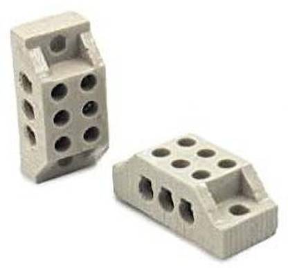 GLOBOMOTIVE 3 Way Porcelain Ceramics Terminal Blocks- 15 A 230 V High ...