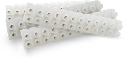 GLOBOMOTIVE PVC Terminal Connector Strip 12 ways (5 Amp) PVC Terminal ...