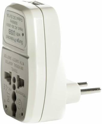 OREI India to Europe, Turkey, Spain & More (Type C) Travel Adapter Plug ...