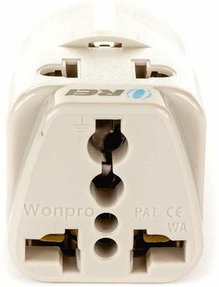 lookat (Type E/F) Travel Adapter Plug - 2 in 1 - CE Certified - Beige ...