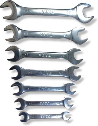 TATA AGRICO DOE SPANNER SET OF 7 Double Sided Open End Wrench Price in ...