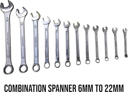 TAPARIA CSS12 Combination Spanner Set CSS12 Double Sided Combination ...