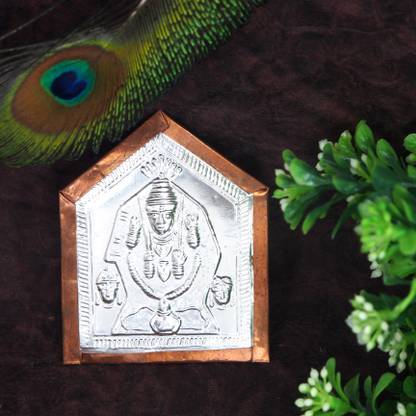 Nakoda Store Mayka Devi (Maharashtrian Dev Tak) 3gm Pure Silver ...