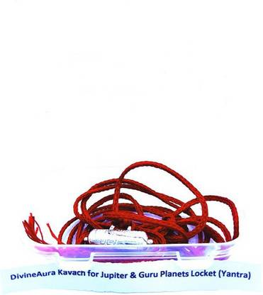 DivineAura Guru grah Kavach guru Yantra Pendant Locket Tabij Silver ...