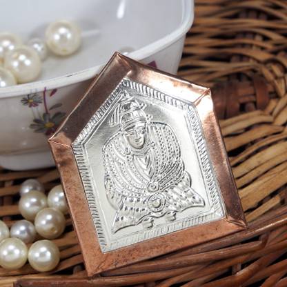 Nakoda Store Tulja Bhawani Devi (Maharashtrian Dev Tak) 3gm Pure Silver ...