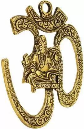 iva Wall Hanging Om Sitting On Ganesha & Door. Aluminium Yantra Price ...