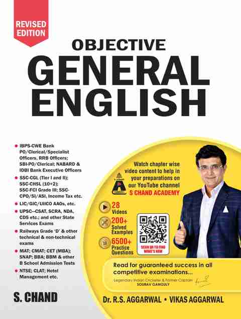 Objective General English For Competitive Exams 2025 | SSC CGL CHSL GD ...