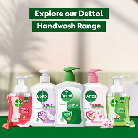 Dettol Original Liquid Pump, bottle, no powder , 10X Germ Protection ...