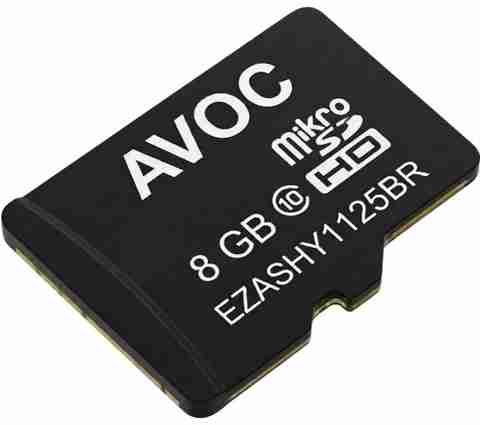 AVOC FLASH Ultra High Speed Transmission Micro HD 8 GB MicroSD Card ...