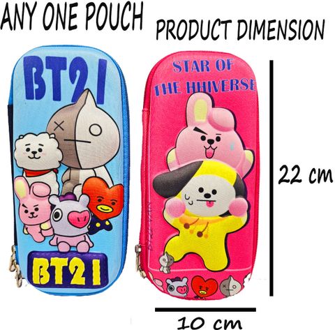 Flipkart.com | Neel Small 3D Bts BT-21 Pencil Pouch for Boys Pencil ...