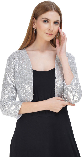 Silver Shrugs For Dresses