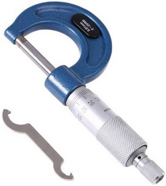 AEROSPACE Outside Micrometer, 0-25 mm x 0.01 mm Micrometer Screw Gauge ...