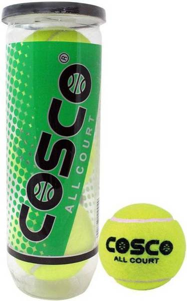 COSCO ALL COURT TENNIS BALL ( 1 CAN / 3 PC) BY ONE SHOT RETAIL Tennis ...