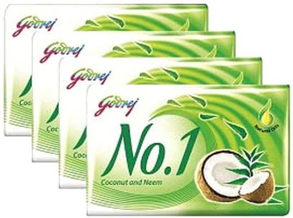 Godrej No.1 coconut and neem 100 gm soap (pack of 4) - Price History