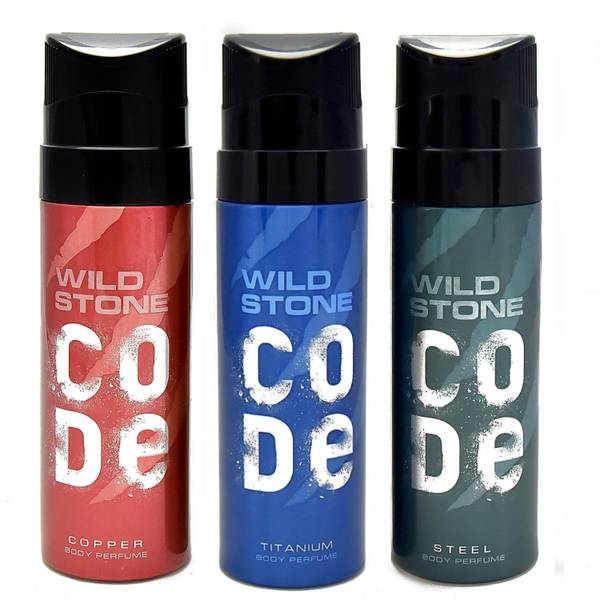 Wild Stone Code Copper, Steel & Titanium Combo Perfume Body Spray - For ...