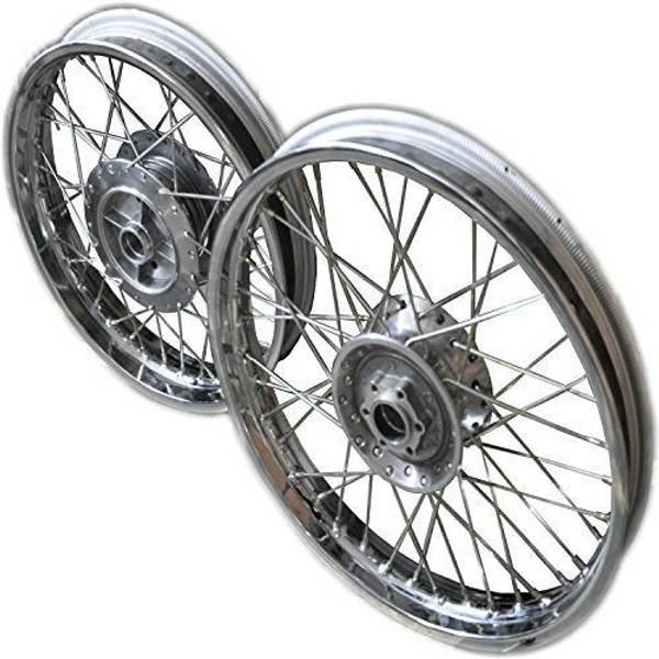 Bullet King 350 Bike Alloy Wheel 19 Front, Rear Alloy Aluminium Royal ...