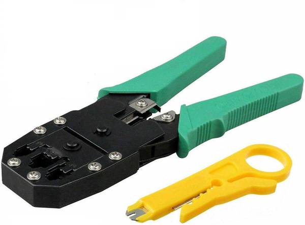 EXPERTRONICS 3 in 1 Modular Crimping Tool, Rj45, Rj11 Cat5e/cat6 LAN ...