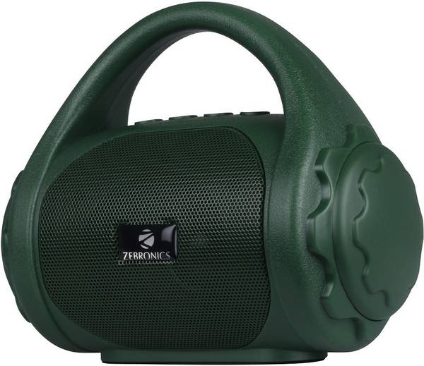 ZEBRONICS Zeb-County 3 W Bluetooth Speaker (Green, Mono Channel ...