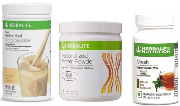 HERBALIFE Combo of Formula 1 Vanilla SHAKE WITH PERSONALIZED PROTIEN ...