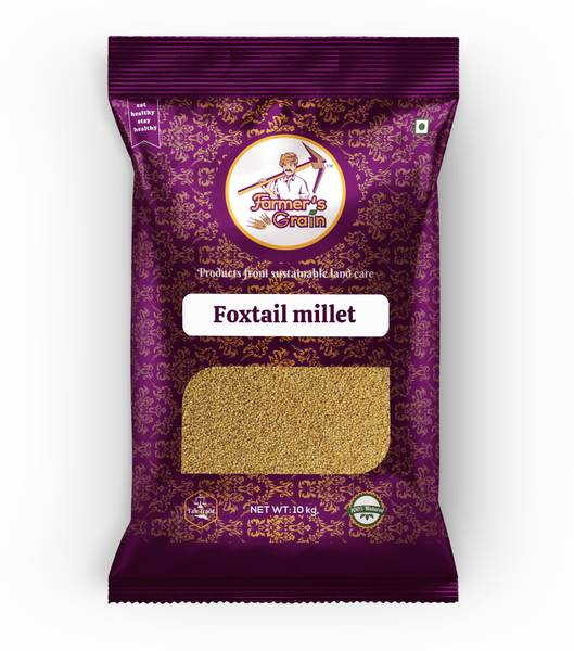 Farmers Grain Traditional Foxtail Millet (10 kg) Foxtail Millet - Price ...