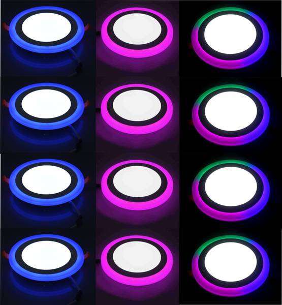 Hybrix HQ-LED Ceiling Panel Light 6 Watt (3+3) POP Down Light, Surface ...