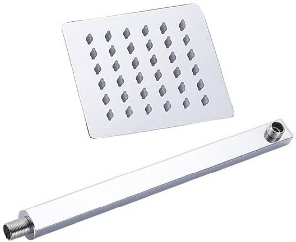 ZAP 4 Inch Hexa Ultra Slim Square 304 Grade Stainless Steel Shower Over ...
