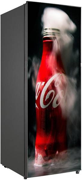 wallpics 60 cm Coca Cola Fridge Sticker skin Fully Waterproof Vinyl ...