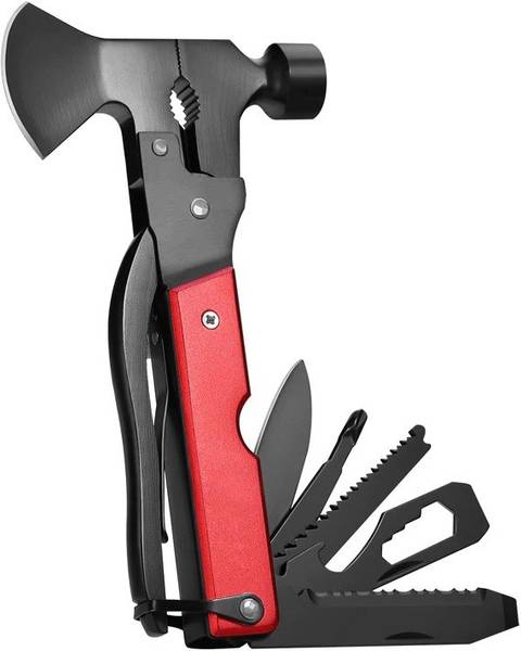AltiCare Heavy Duty Metal Pocket Hammer Axe Plier Combination Toolset ...
