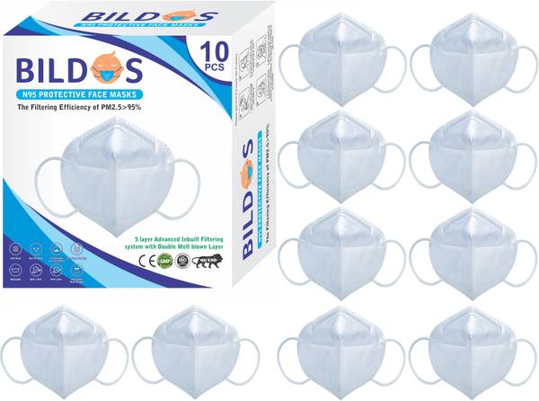 BILDOS N95/KN95 Reusable 5 Layer Mask with Melt blown fabric Filter ...