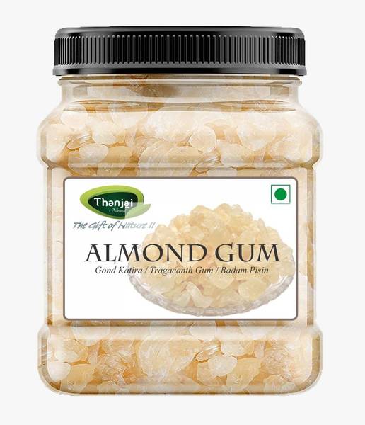 Thanjai iyerkai ALMOND GUM 500g JAR | GOND KATIRA | TRAGACANTH GUM ...