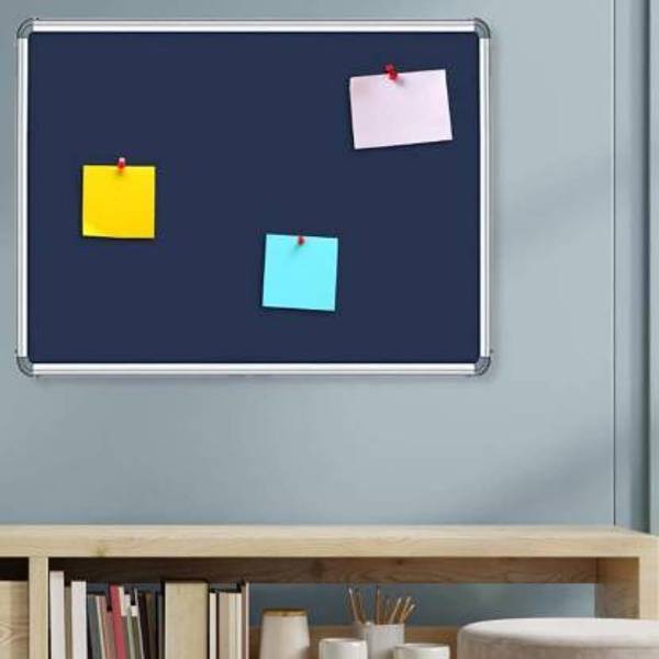 JS MART 2x 1.5 feet Notice Pin-up Board/Pin-up Board/Soft Board ...