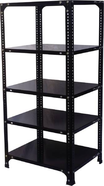 ALIJA 5 Shelves Slotted Angle Metal Rack (48 x 24 x 18 Inch) Storage ...