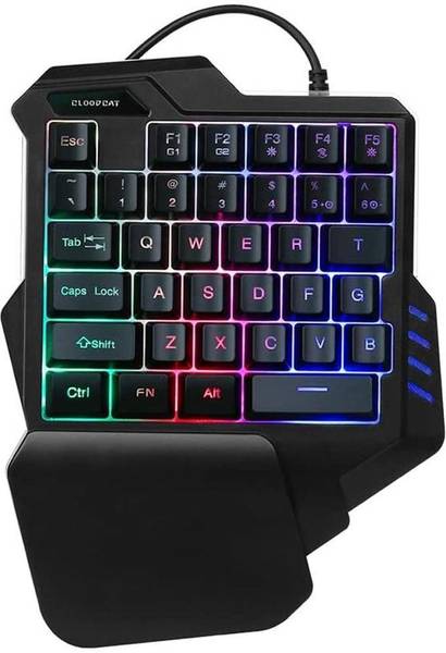 TechGuy4u One Handed Gaming Keyboard 35 Keys Portable Mini Gaming ...
