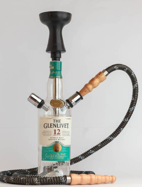 Smoke station Glen 12 Premium Iron Hookah shisha pot 12 inch Glass ...