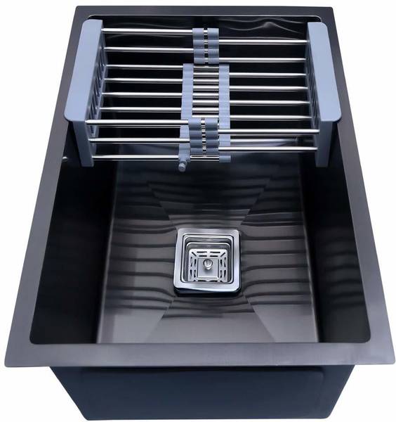 Aarvik 304 Grade, Black, Matt Finish Vessel Sink - Price History