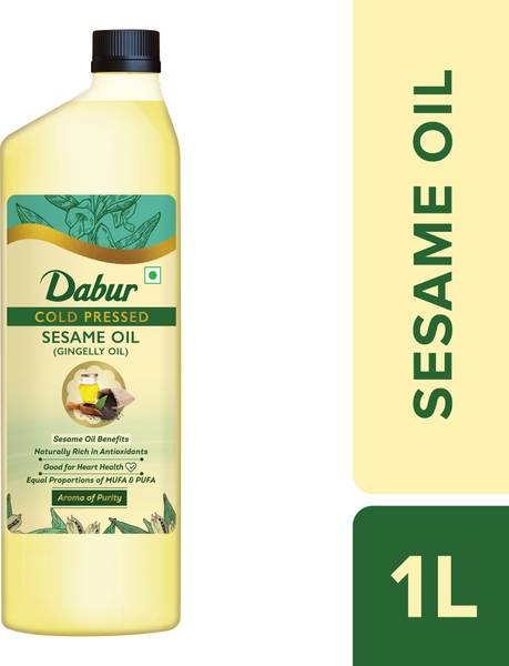Dabur Cold Pressed Sesame(Gingelly/Til) Cooking Oil -| Good for Heart ...