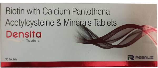 Densita HAIR GROW AND ANTI-HAIRFALL Tablet 30 ( pack of 3*10 strip ...