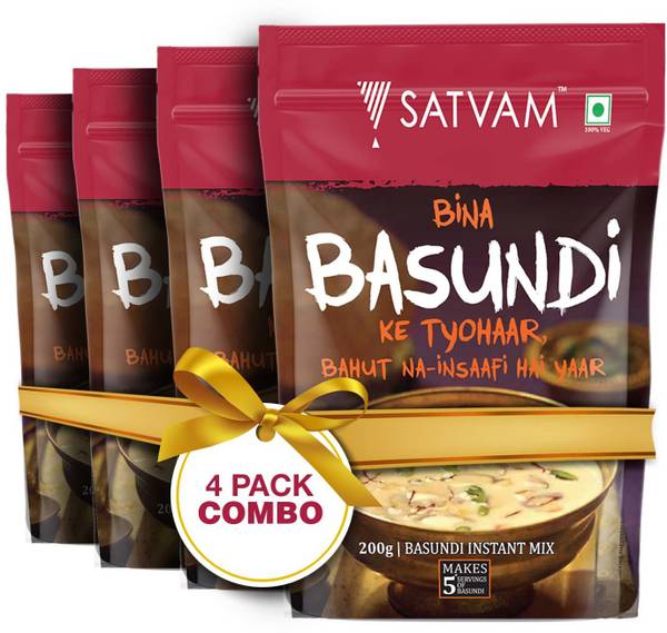 Satvam Basundi Instant Mix 800 g - Price History